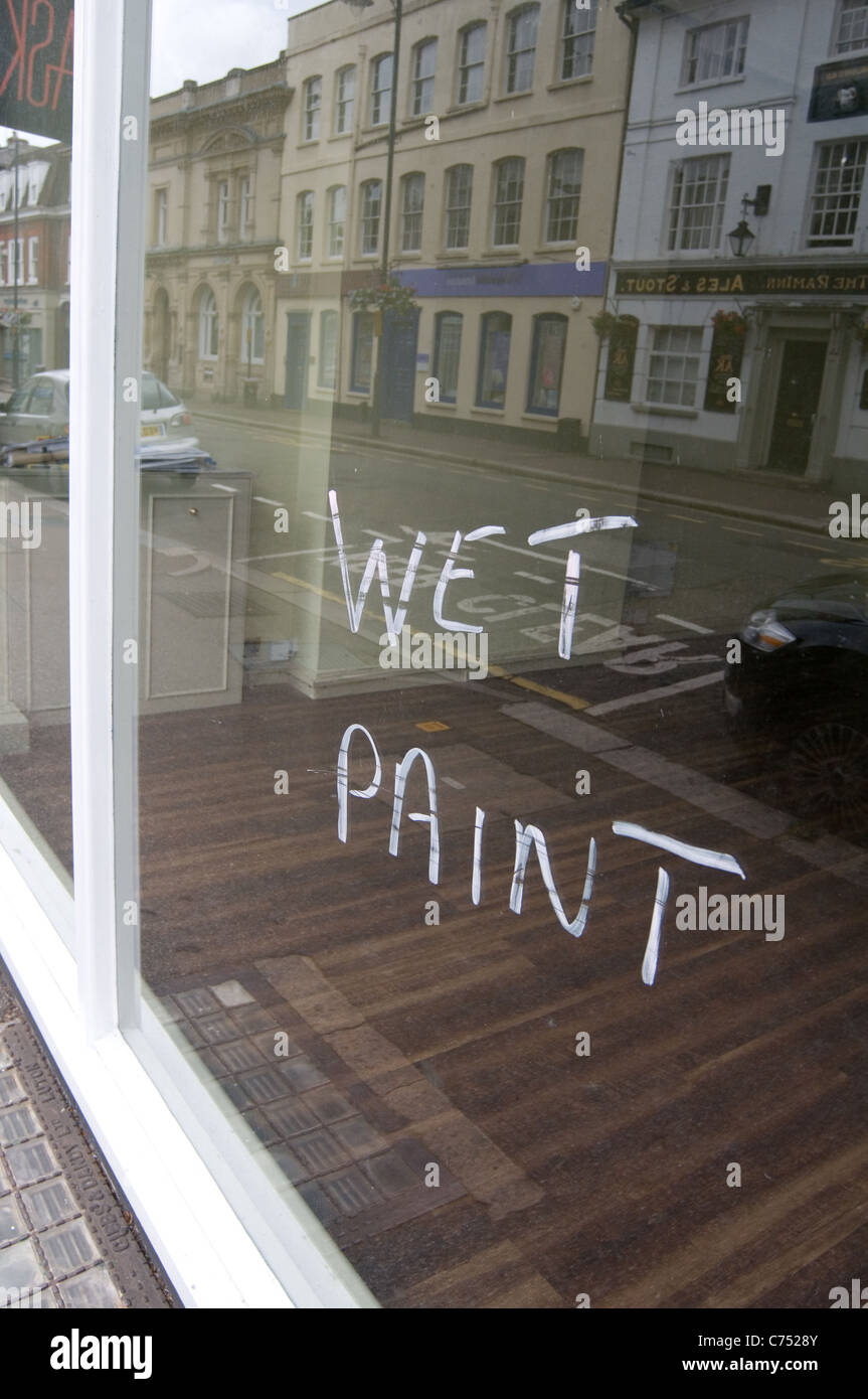 wet paint maintenance and repair painting painter decorator shop ...