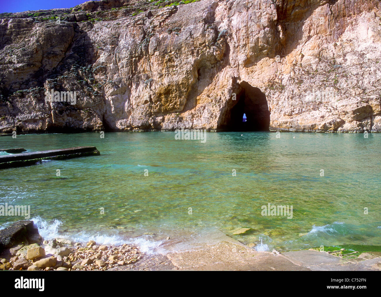 The Inland Sea, Gozo, Malta Stock Photo - Alamy