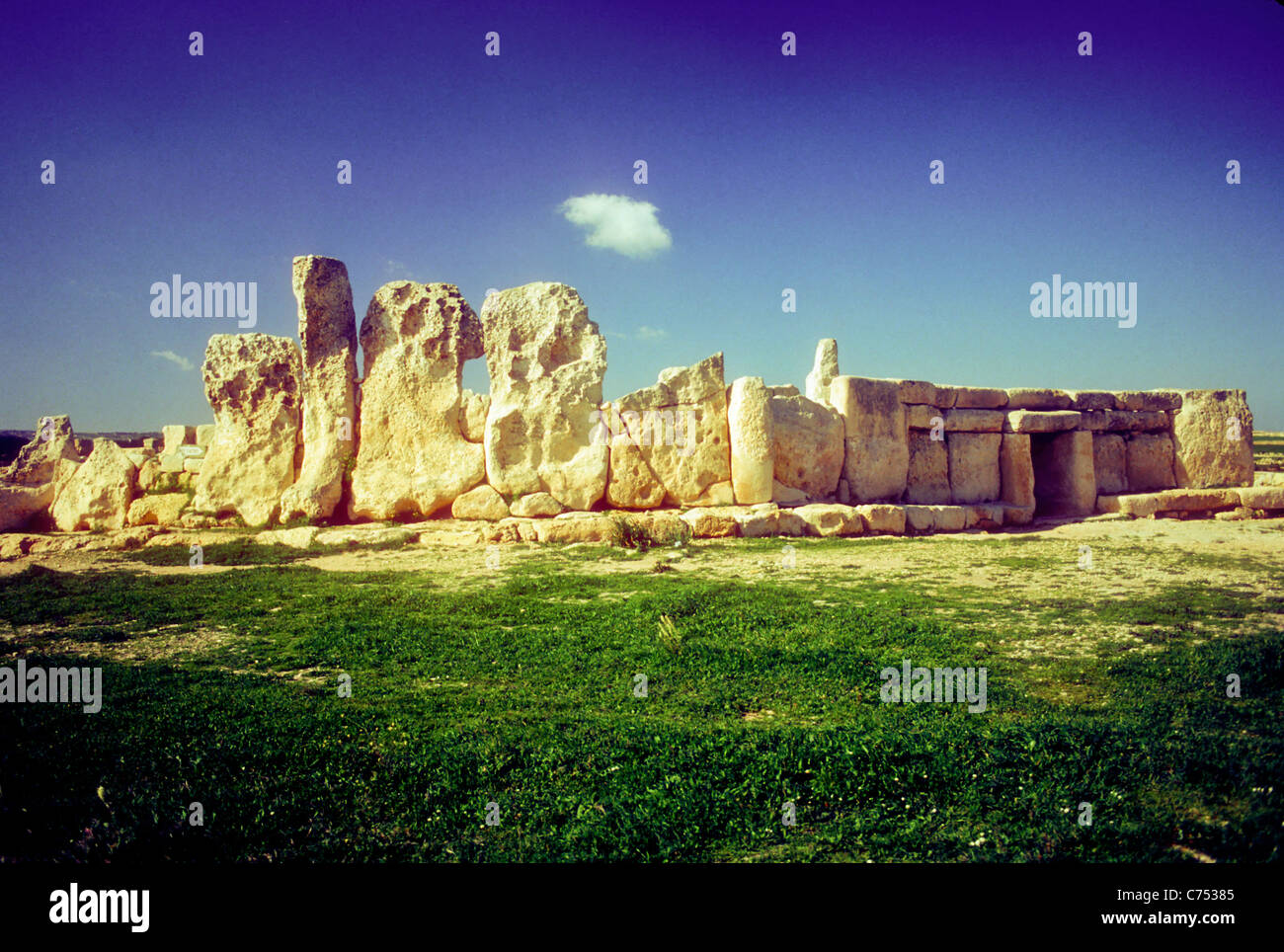 Malta neolithic stone stones building temple prehistoric blocks ...