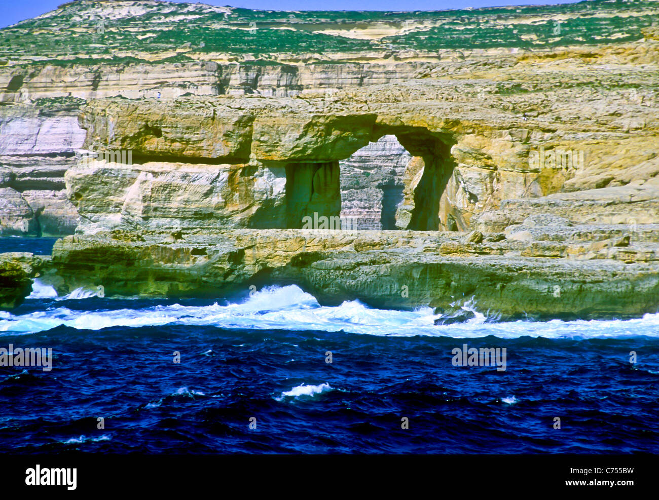 The Azure Window, Gozo, Malta Stock Photo - Alamy
