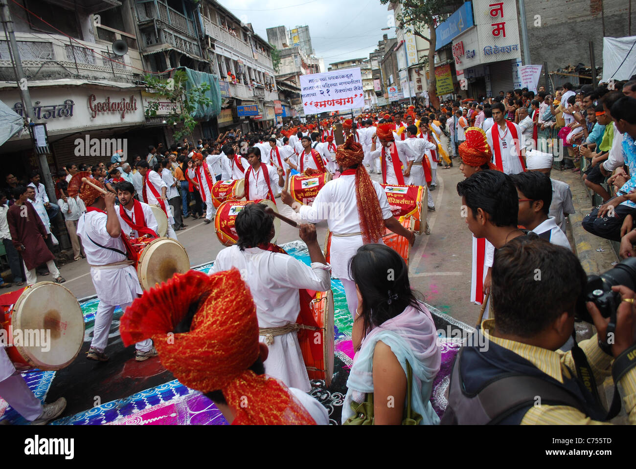 Ganpati festival hi-res stock photography and images - Alamy