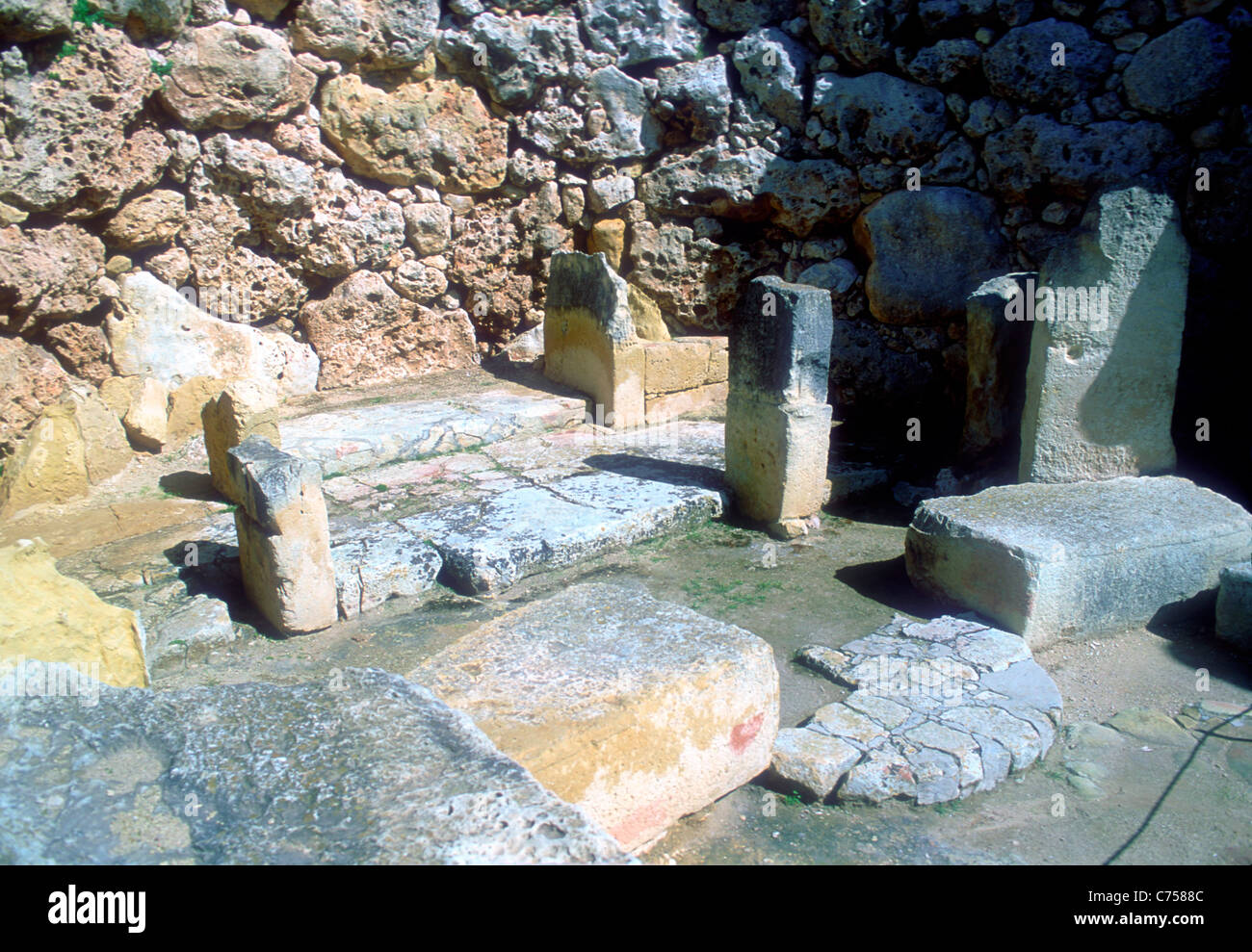 Ggantija, Neolithic Temple, Xaghra, Gozo, Malta Stock Photo - Alamy