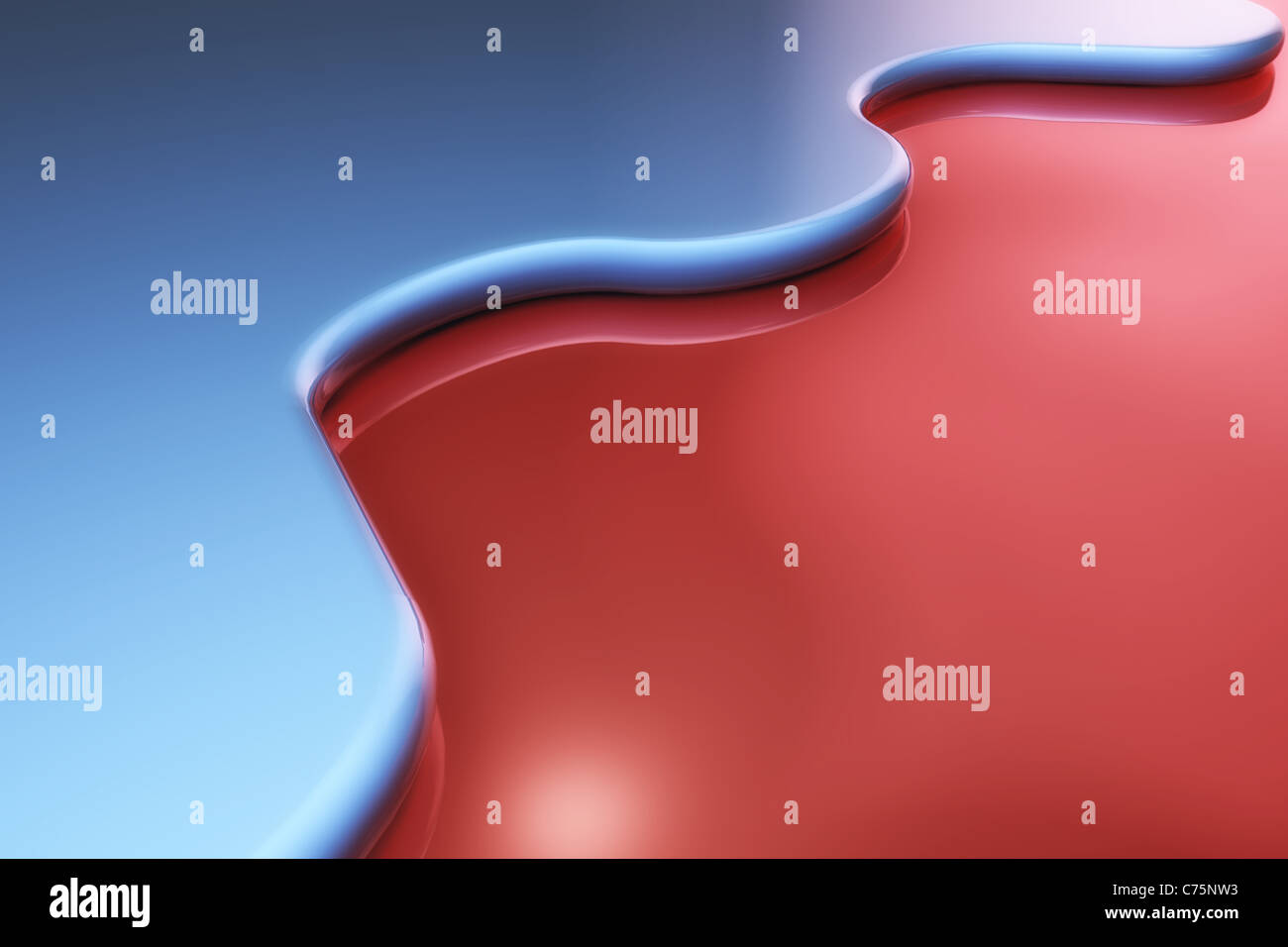 Illustration of a abstract liquid Stock Photo - Alamy
