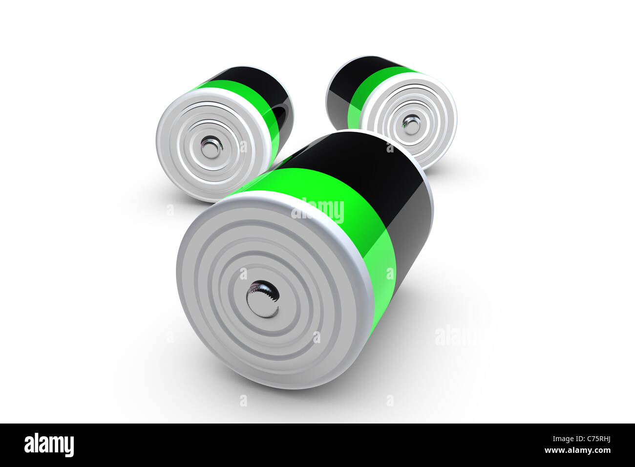 3d rendering of a battery Stock Photo - Alamy