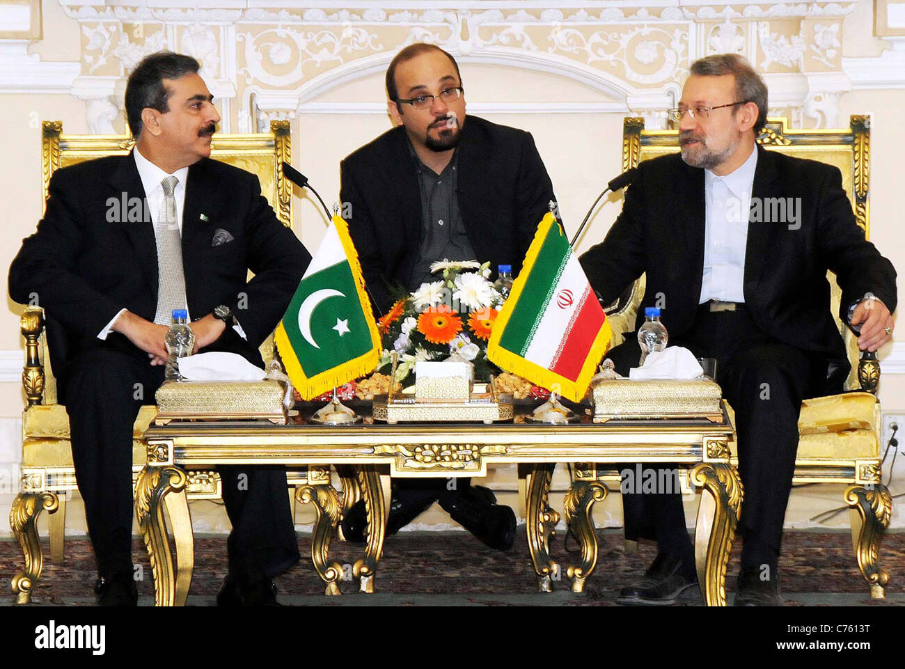 Prime Minister talks with Ali Ardshar Larijani Speaker of the Islamic ...