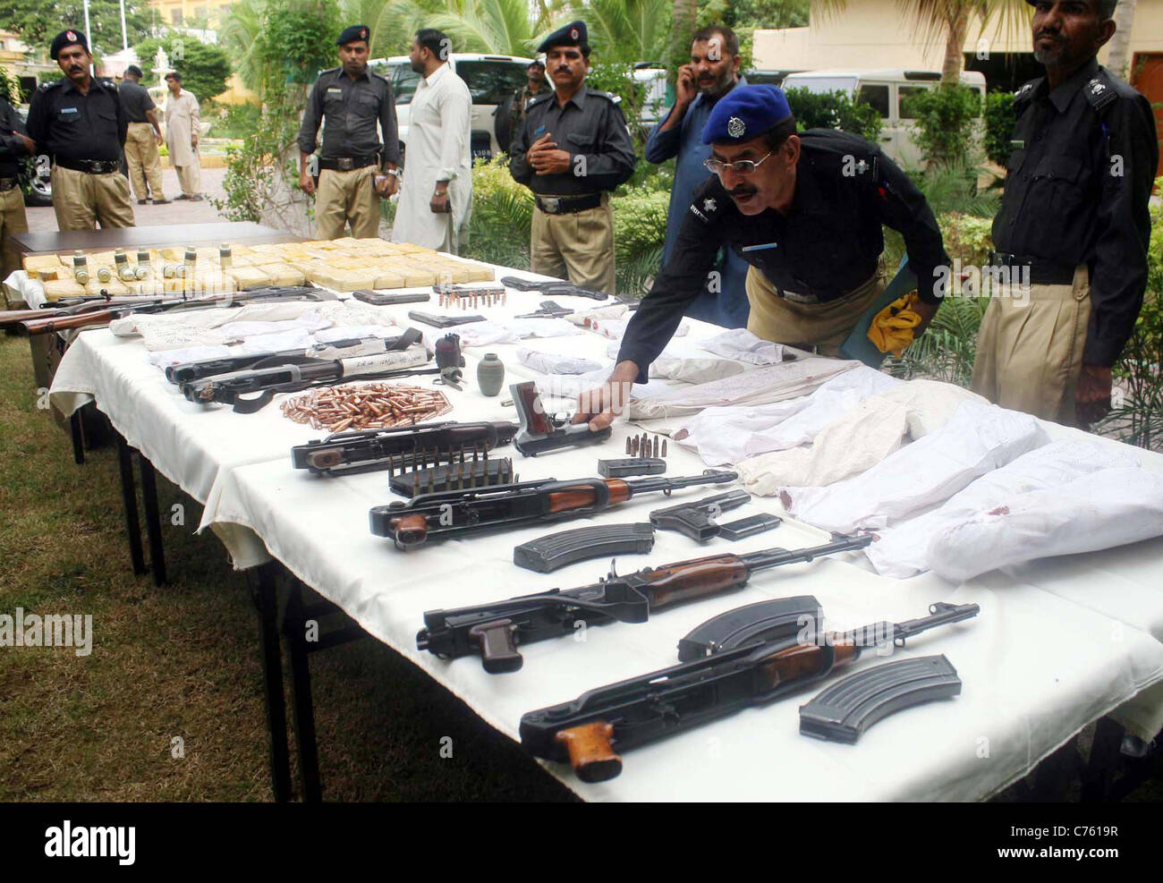 Seized weapons hi-res stock photography and images - Alamy