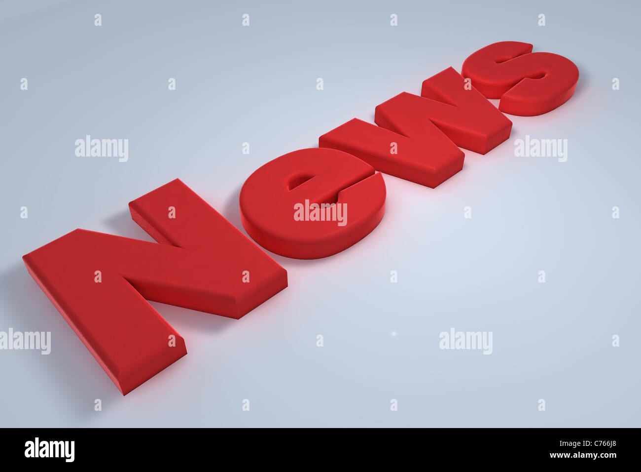 Red news letter lying on floor Stock Photo - Alamy