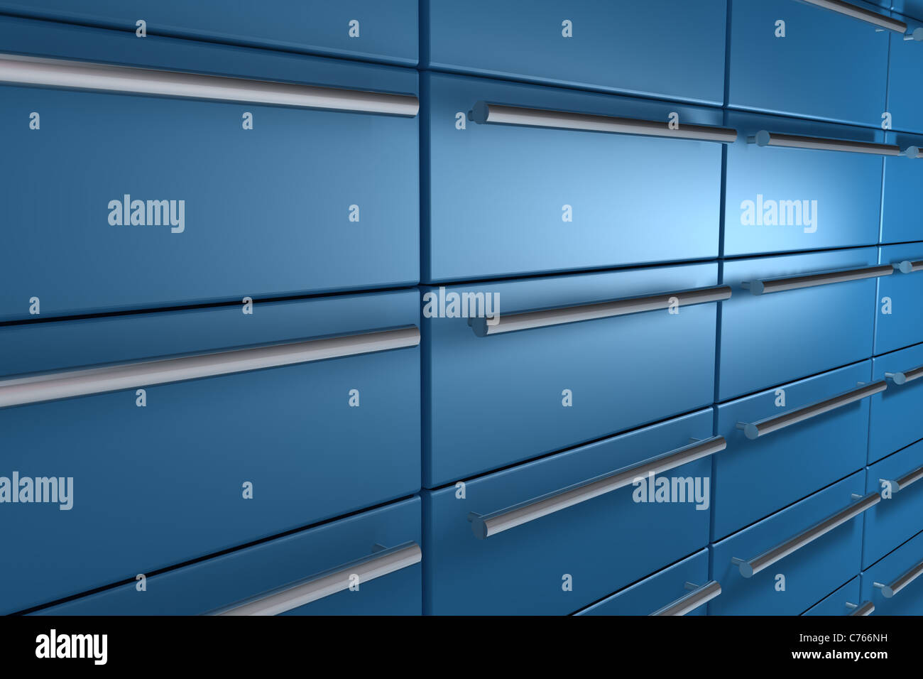 Drawer close up in 3d Stock Photo - Alamy