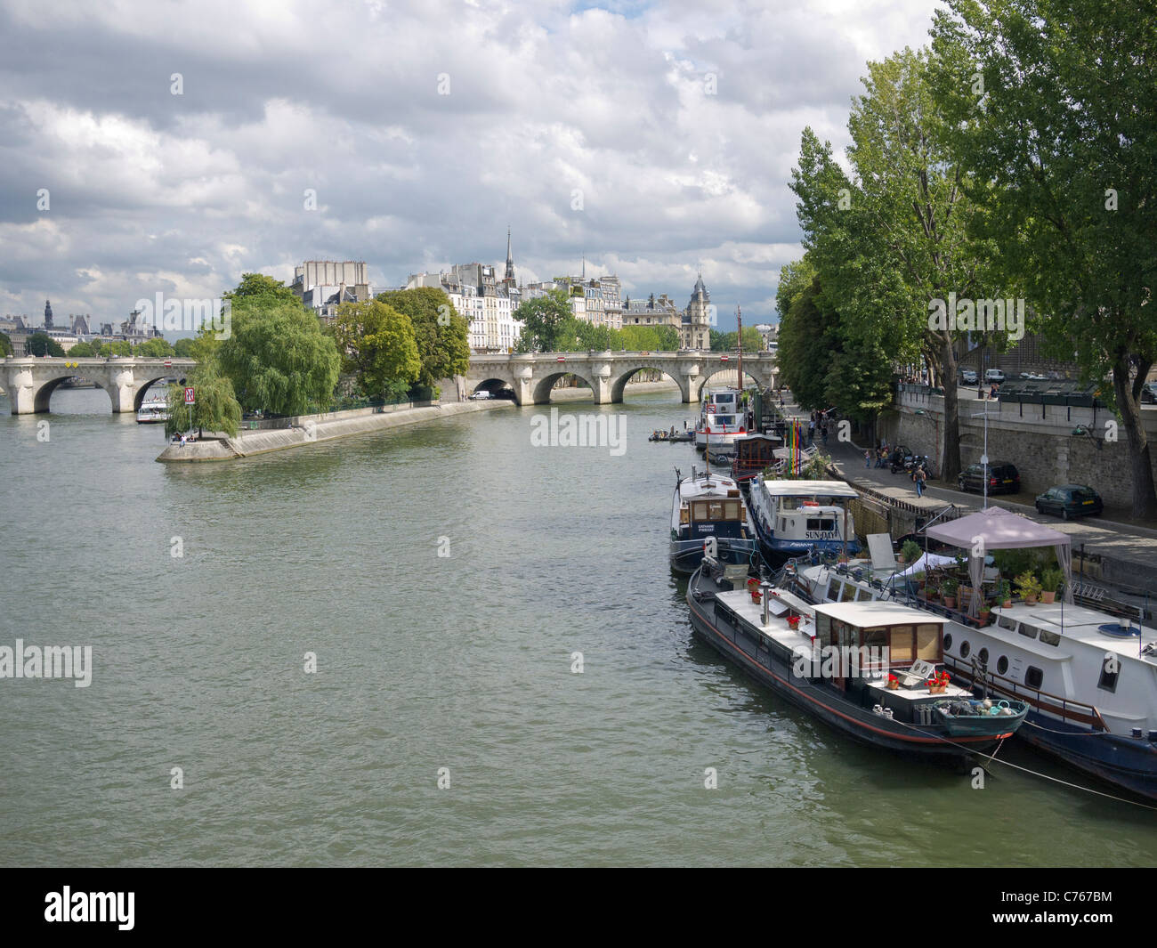 The River Seine in Paris France Stock Photo - Alamy