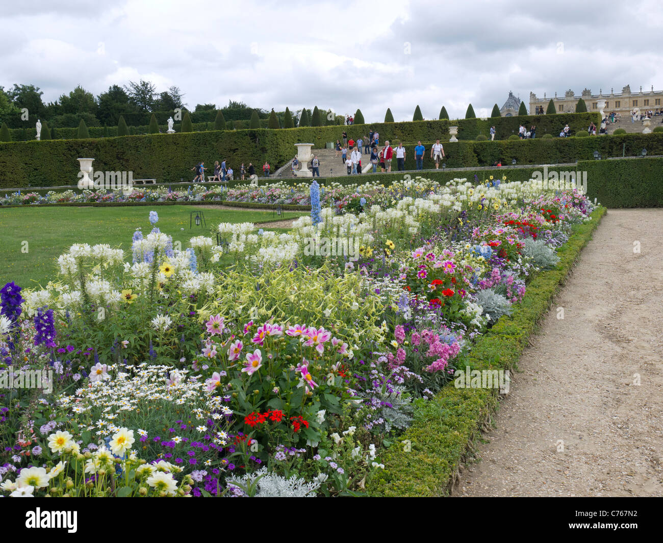 Paris France Flower Beds High Resolution Stock Photography and Images ...
