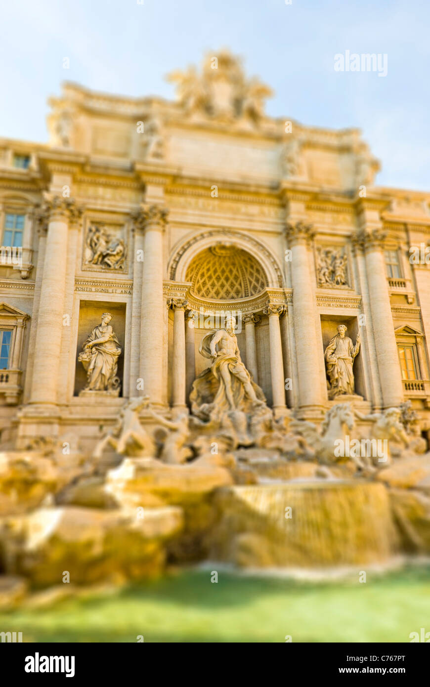 Rome Trevi Fountain Italy Europe Stock Photo - Alamy
