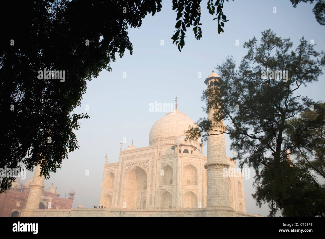 Low angle view taj mahal hi-res stock photography and images - Alamy