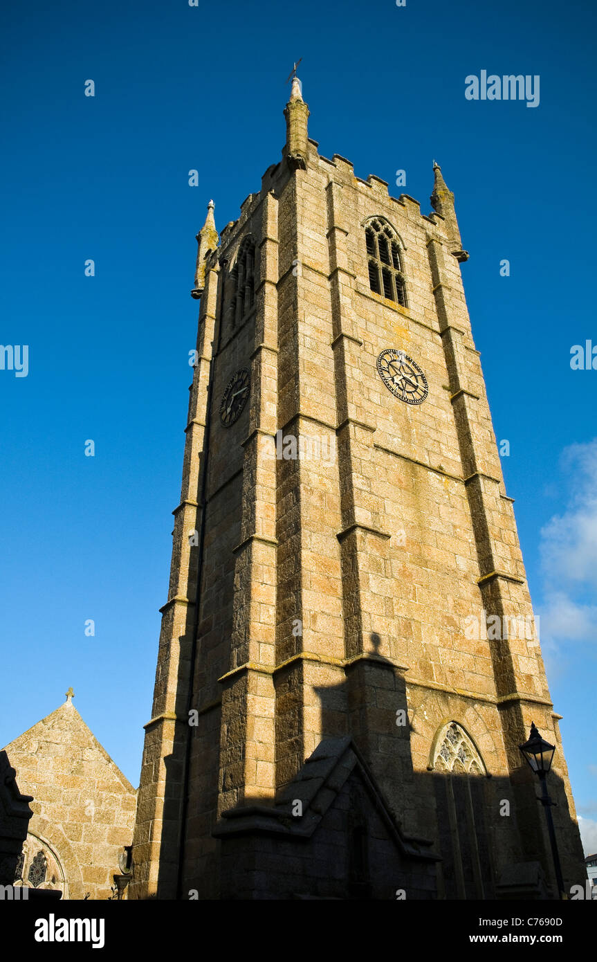 St.Ia, St. Ives Parish Church in the town centre at St. Ives, Cornwall ...