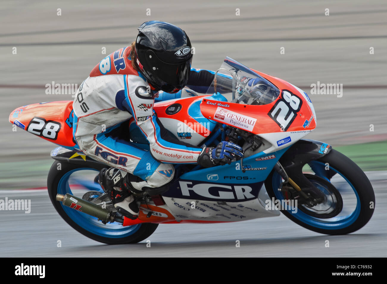 ZELTWEG, AUSTRIA - AUGUST 20 Karel Hanika (#28, Czech Republic ...