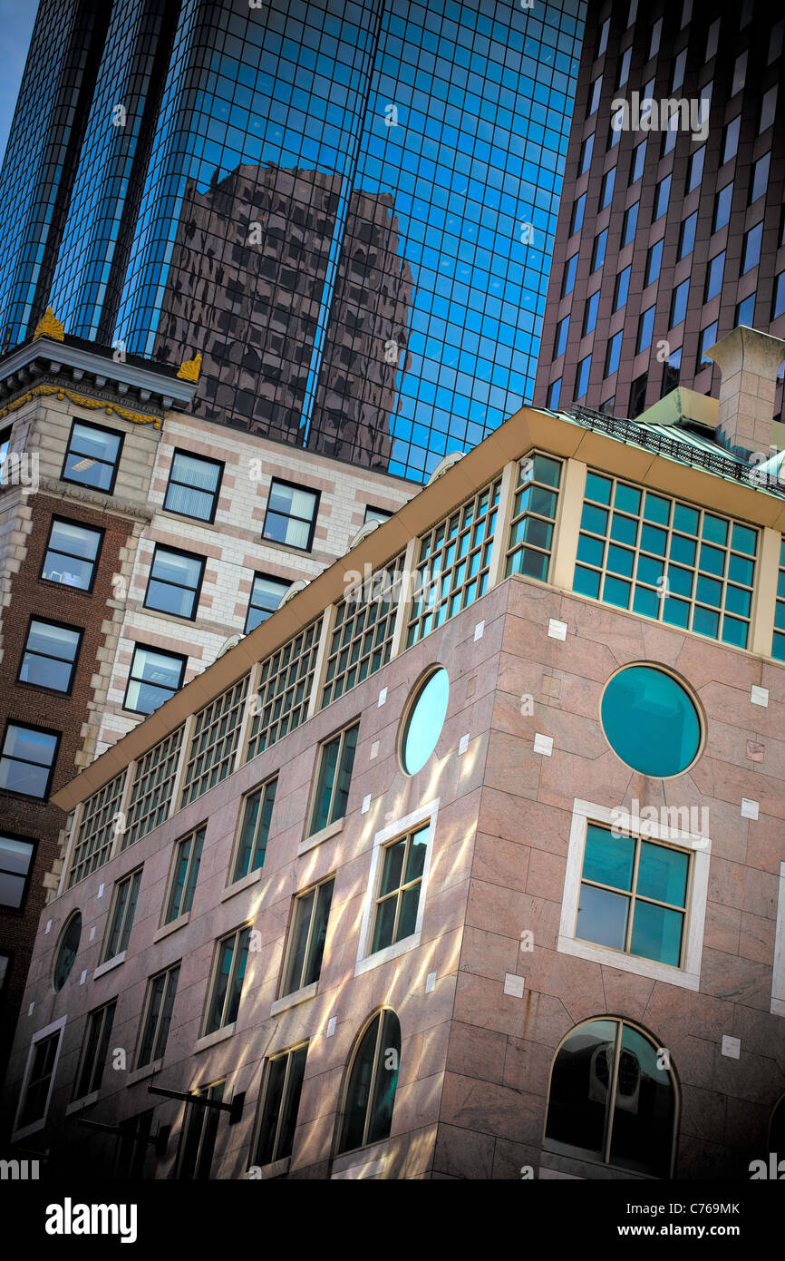 City scape in downtown Boston, U.S.A Stock Photo - Alamy