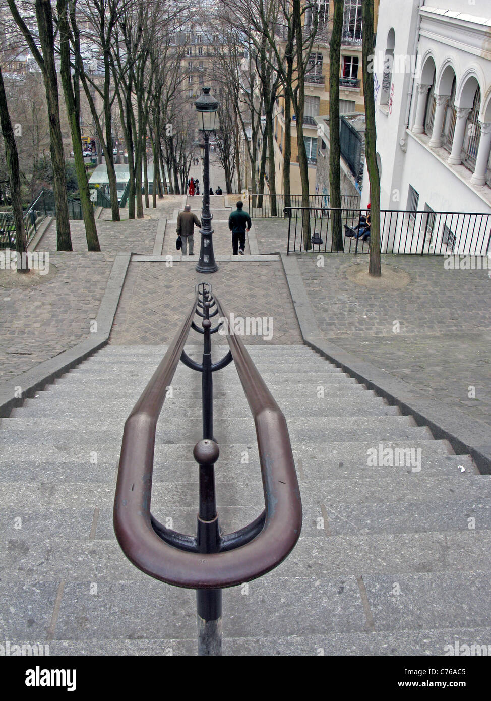 Paris steps hi-res stock photography and images - Alamy