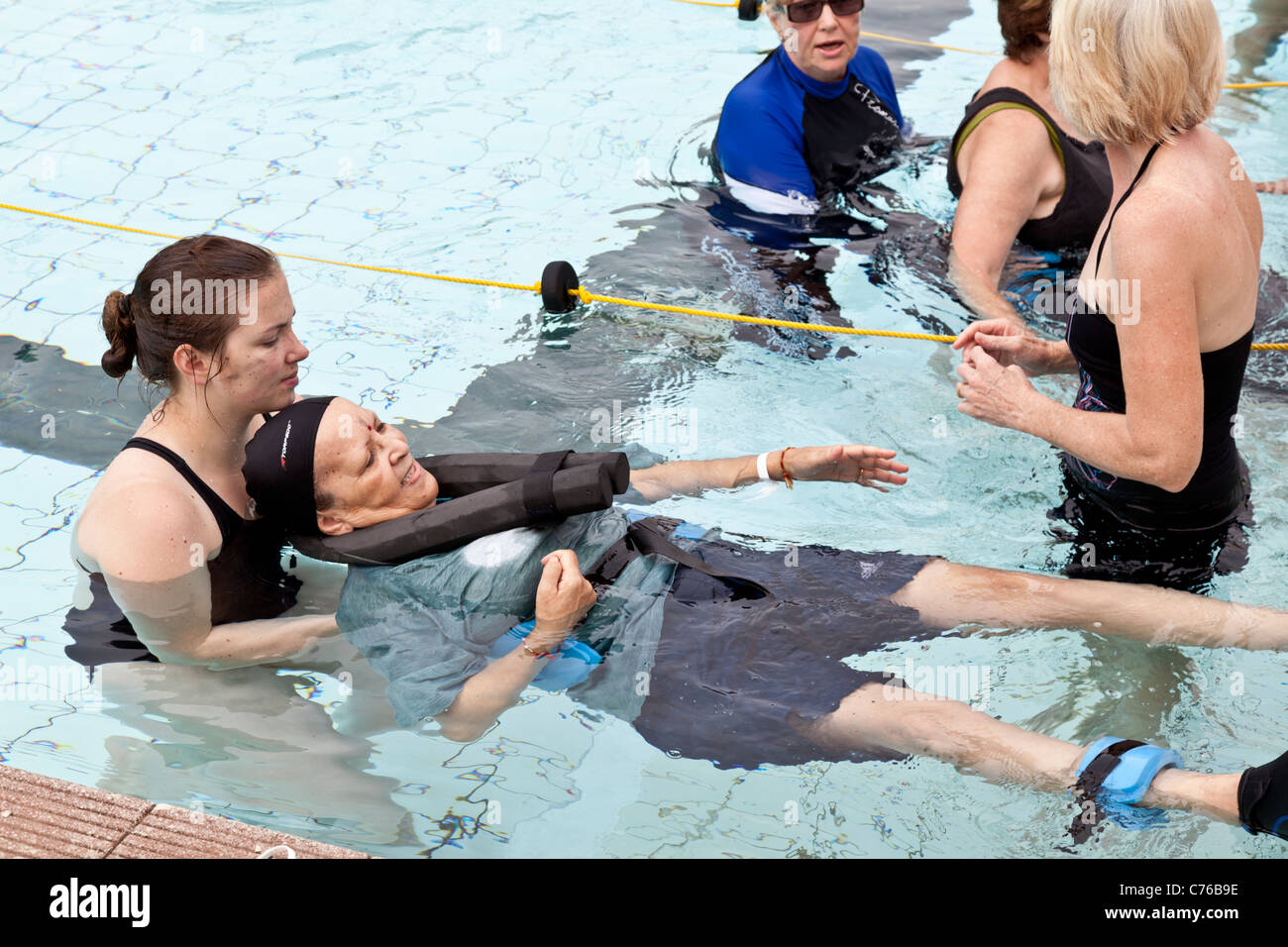 Acquired brain injury patients with disabilities participate in an ...