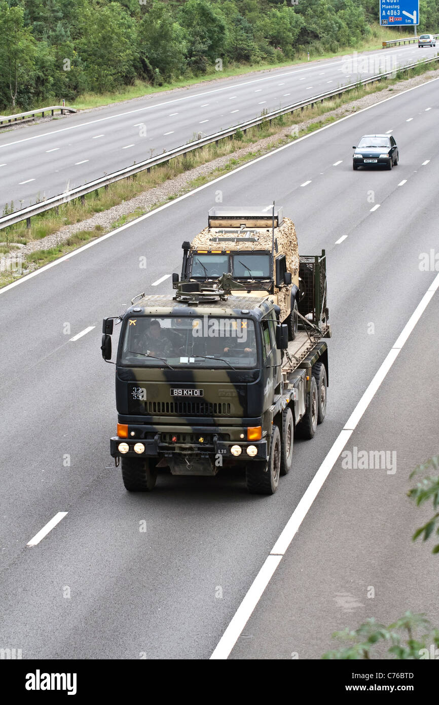 Army convoy of trucks and vehicles Stock Photo - Alamy