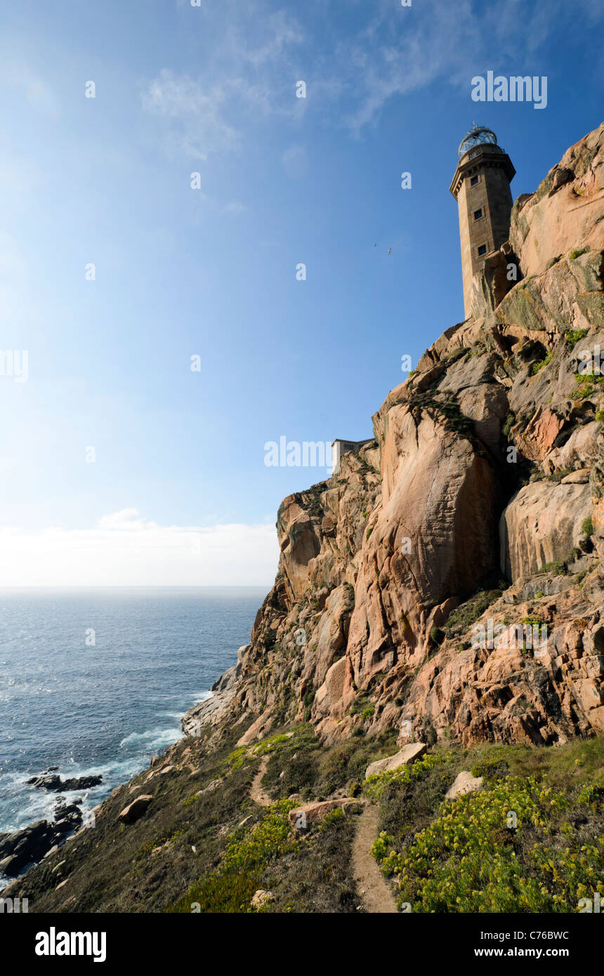 Lighthouse of Cabo Villano - Galicia, Spain Stock Photo - Alamy