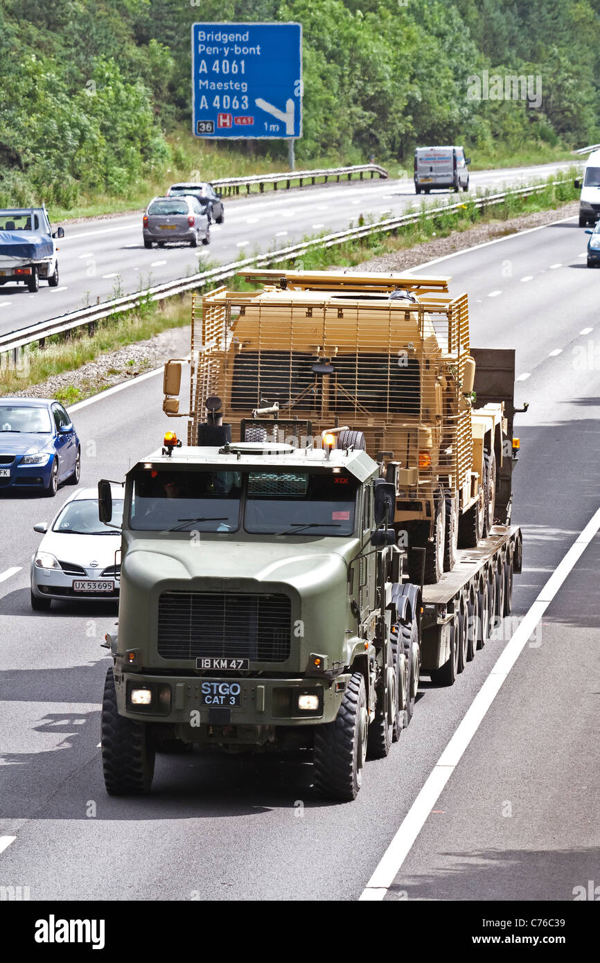 Army convoy of trucks and vehicles Stock Photo - Alamy