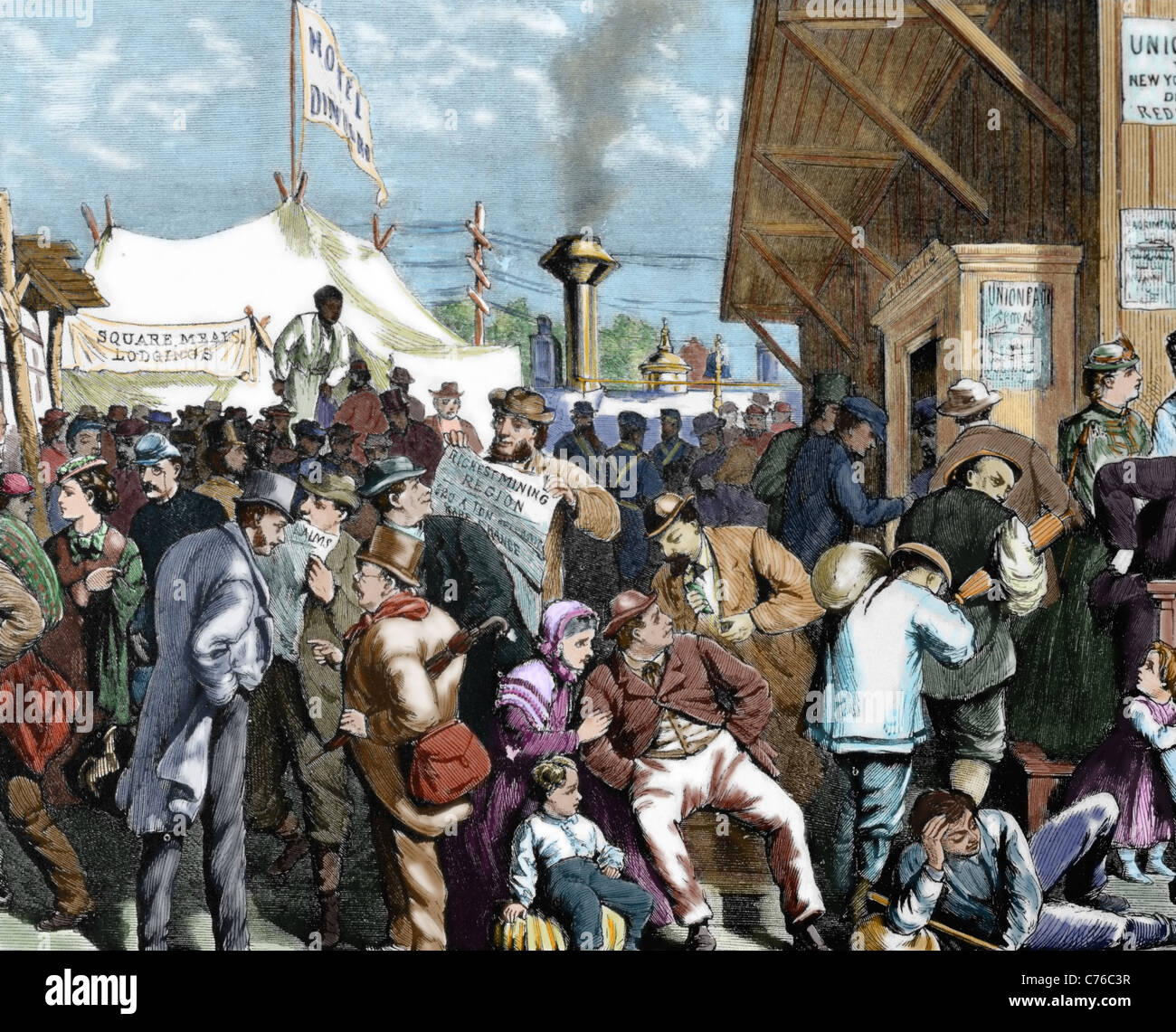 Immigrants 19th Century High Resolution Stock Photography and Images ...