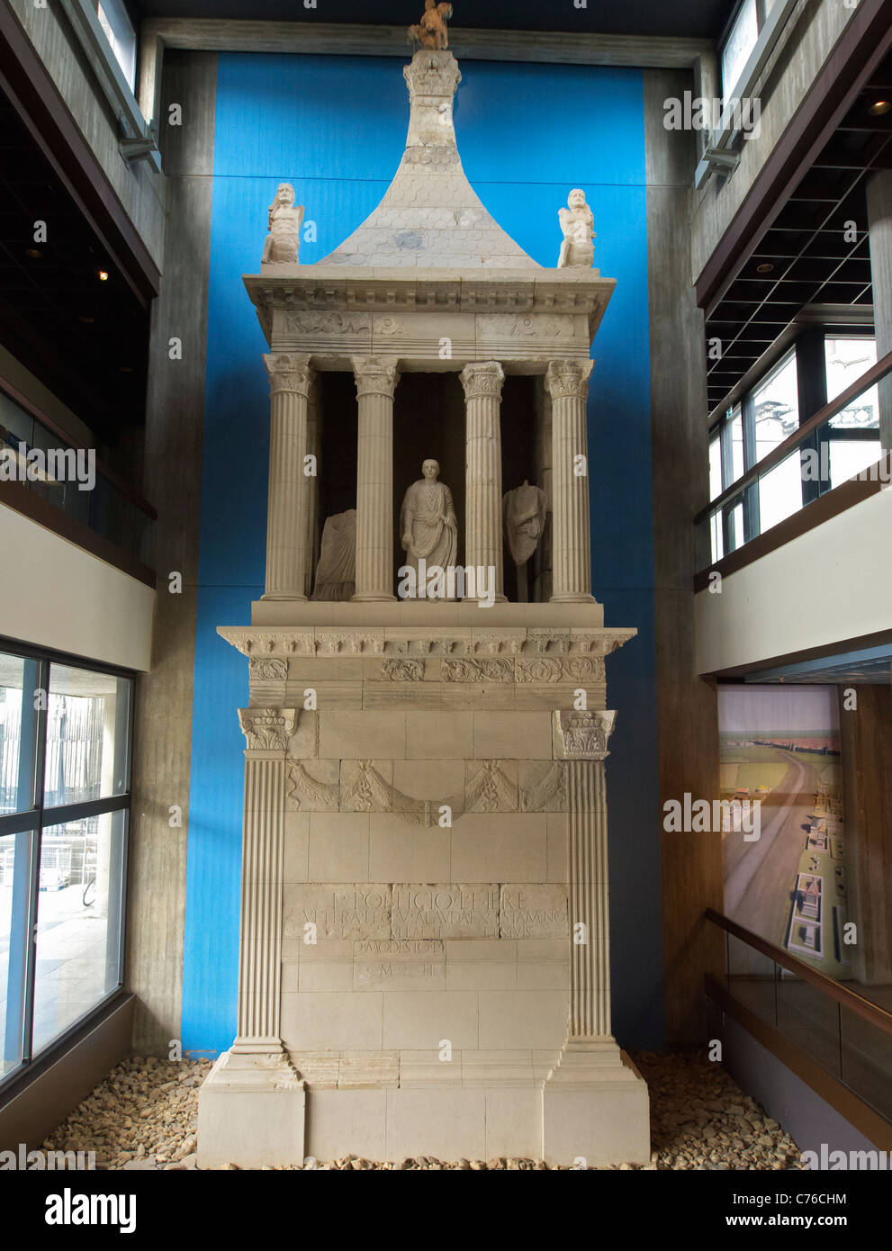The Sepulcher of Poblicius at the Roman-Germanic Museum in Cologne ...