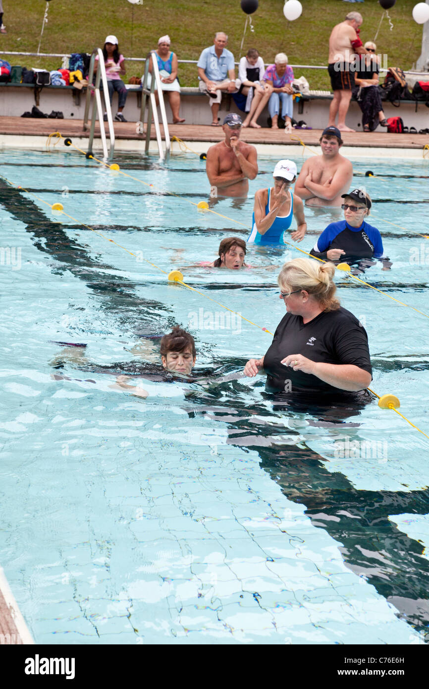 Acquired brain injury patients with disabilities participate in an ...