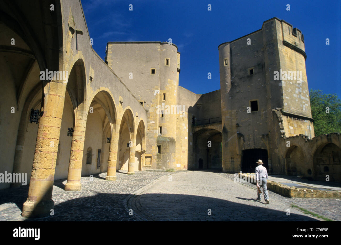 Old German's gate (Porte des Allemands), Metz, Moselle, Lorraine region ...