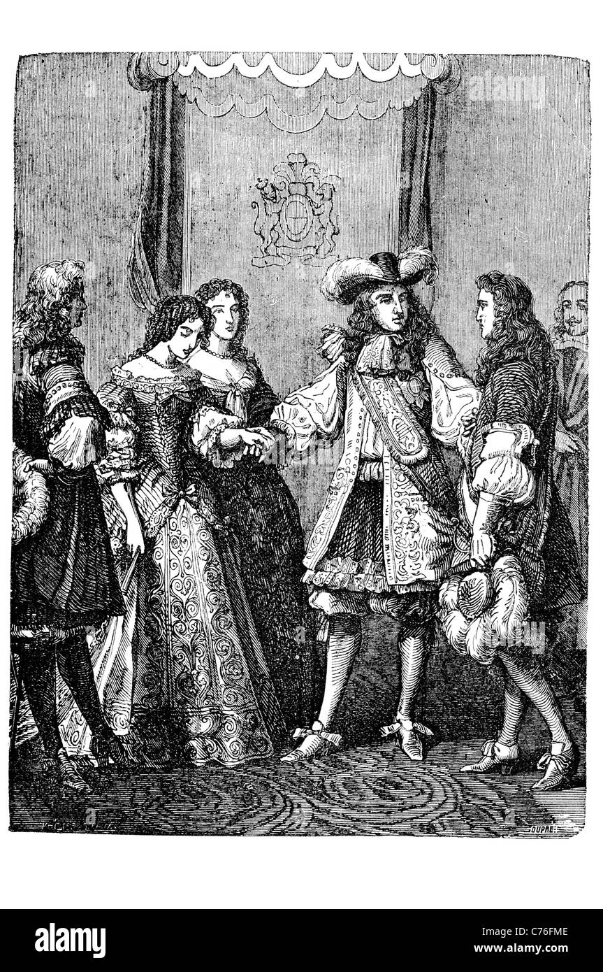 Portrait Charles II monarch king regal royal kingly princely imperial ...