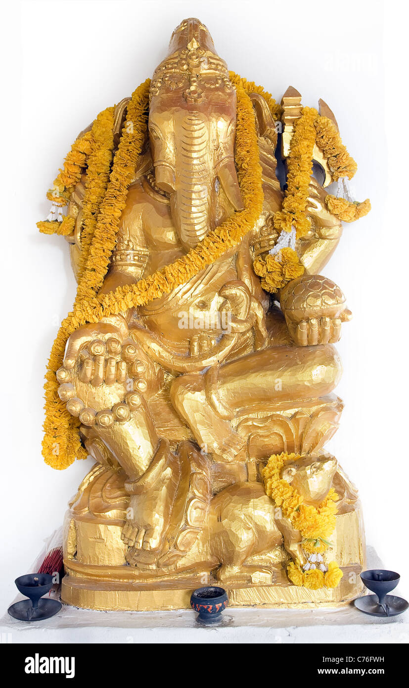 Hindu god golden hi-res stock photography and images - Alamy