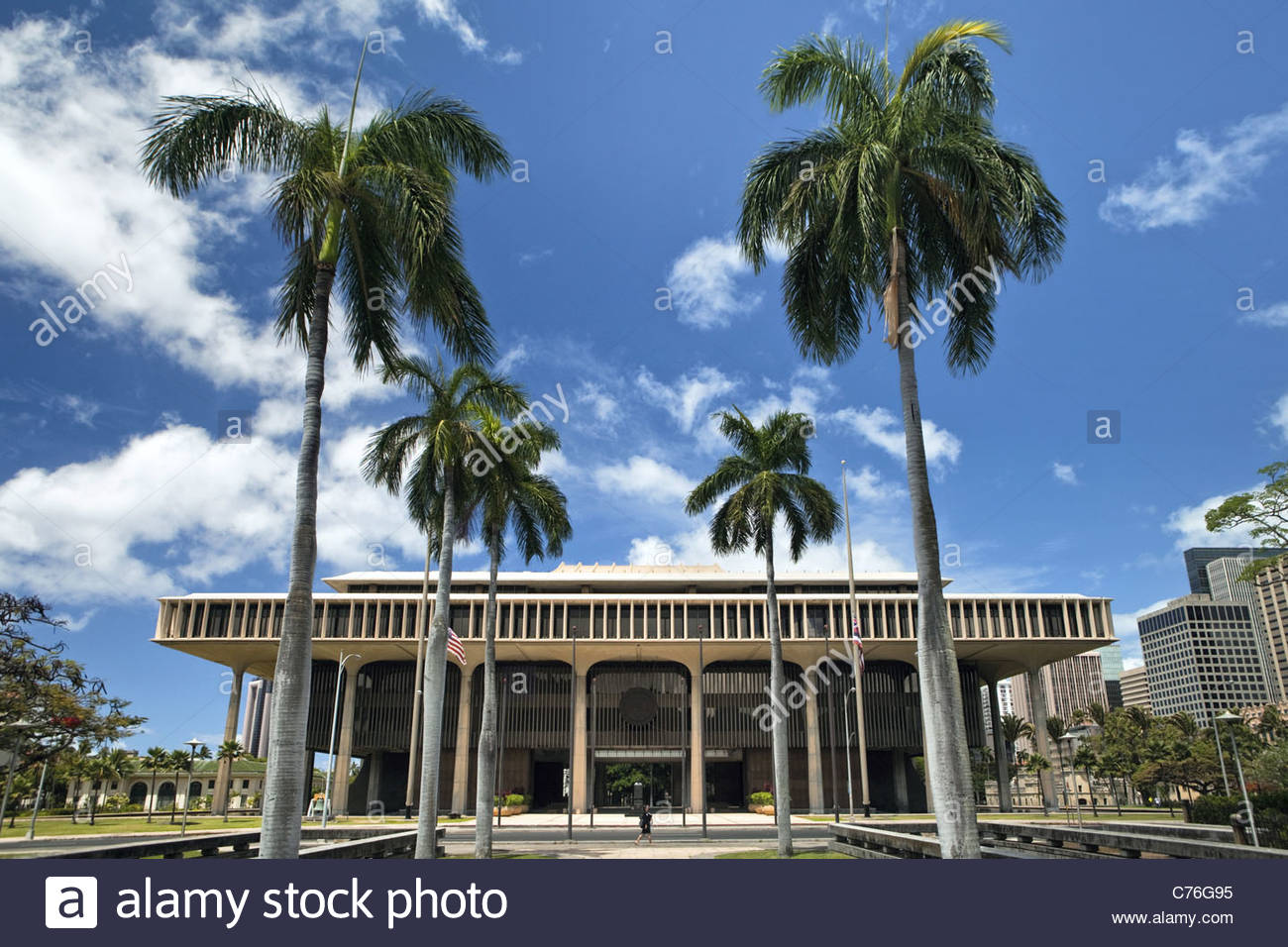 Hawaii State Capitol Stock Photos & Hawaii State Capitol Stock Images ...
