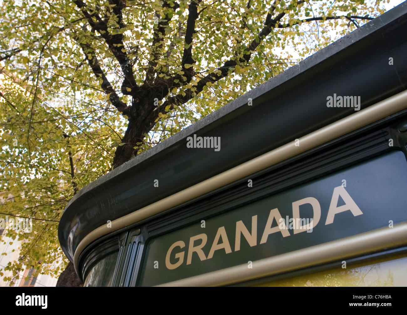 Kiosk in Granada (Andalusia, Spain Stock Photo - Alamy