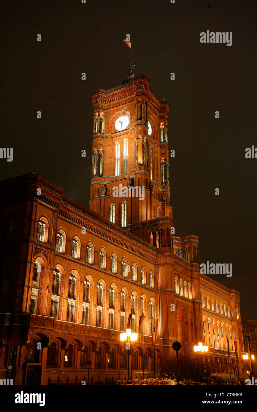 Red Town Hall. Berlin, Germany Stock Photo - Alamy