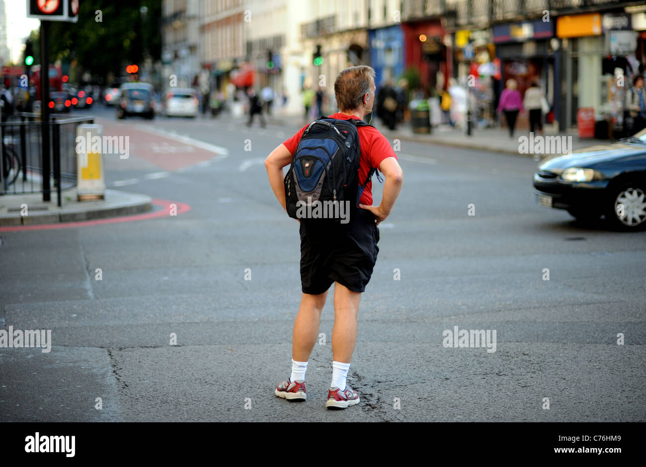 Jogger london backpack hi-res stock photography and images - Alamy