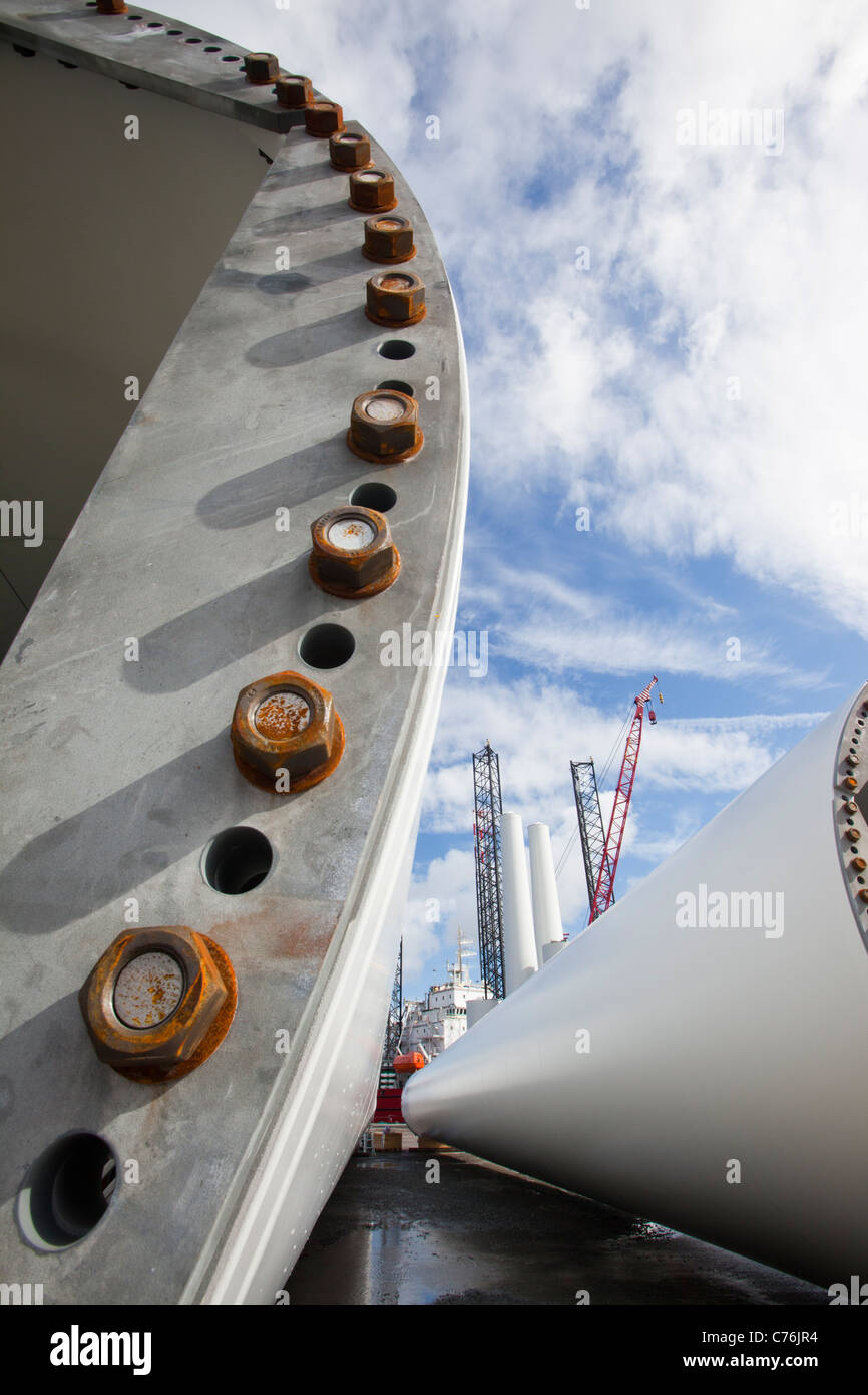 Parts of offshore wind farm hi-res stock photography and images - Alamy
