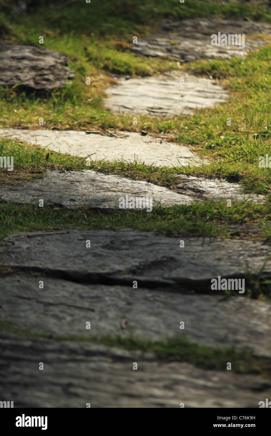 Ancient foot path hi-res stock photography and images - Alamy