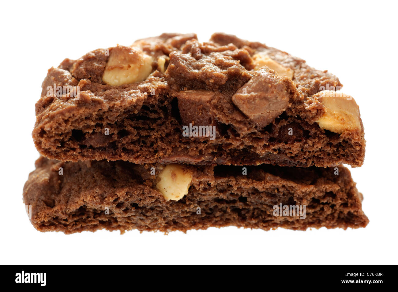 White and milk chocolate Cut Out Stock Images & Pictures - Alamy