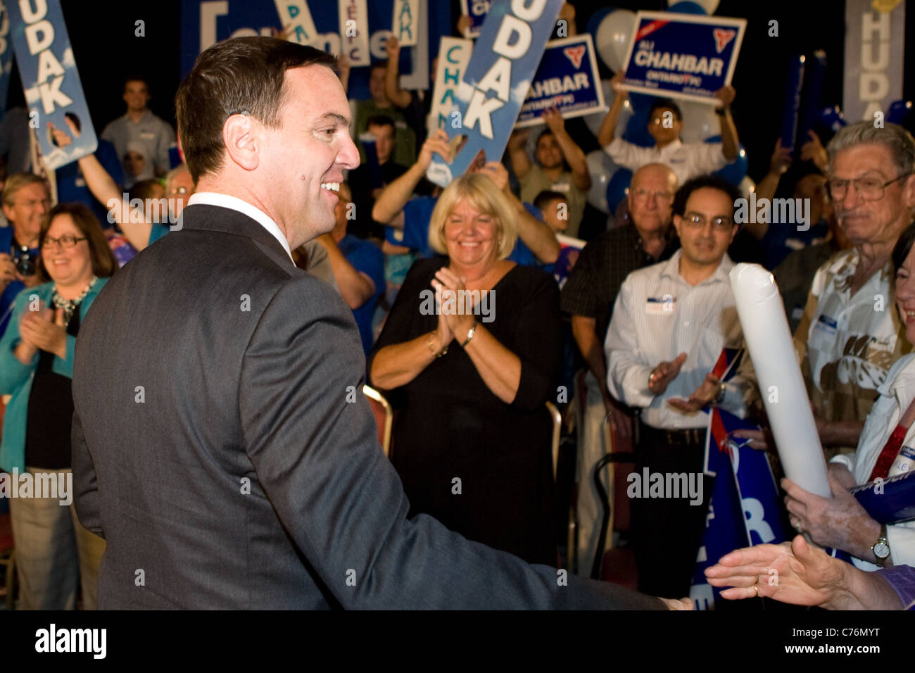 London, Canada - September 12, 2011: Tim Hudak, leader for the ...