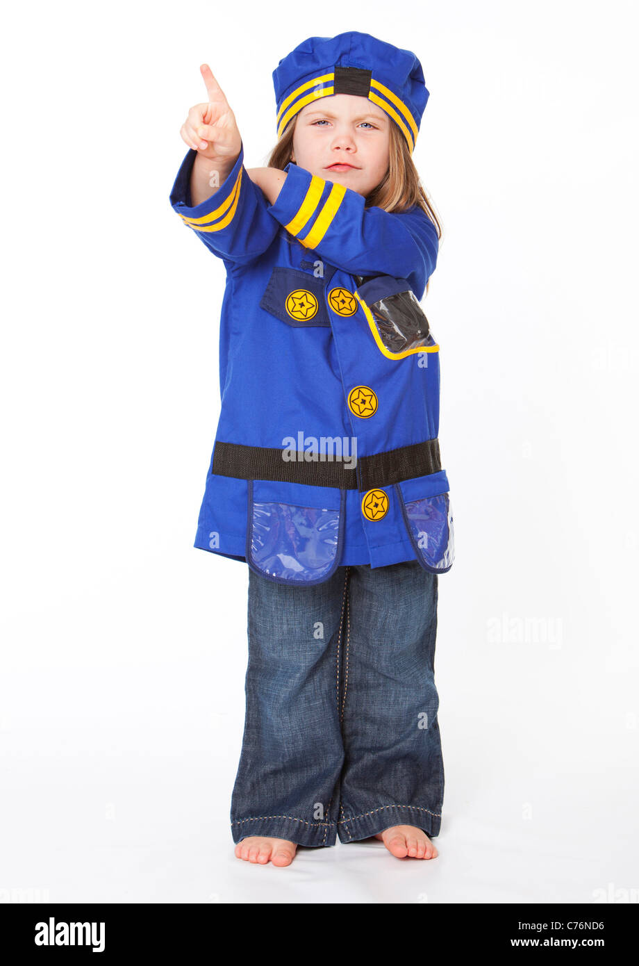 Police officer pointing finger hi-res stock photography and images - Alamy