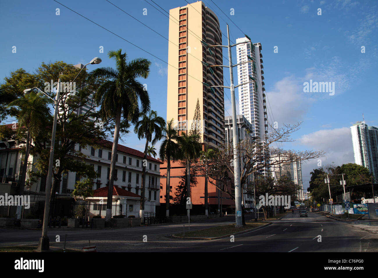 High buildings at Avenida Balboa, Panama City, Panama Stock Photo - Alamy