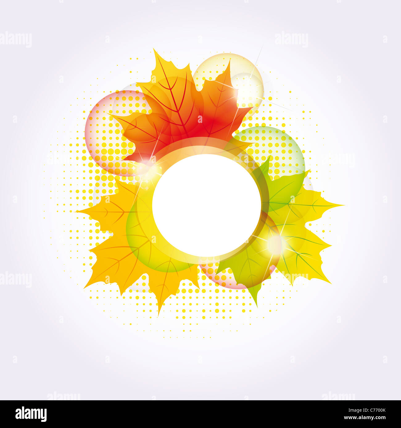 Colorful fall background with leaf Stock Photo - Alamy