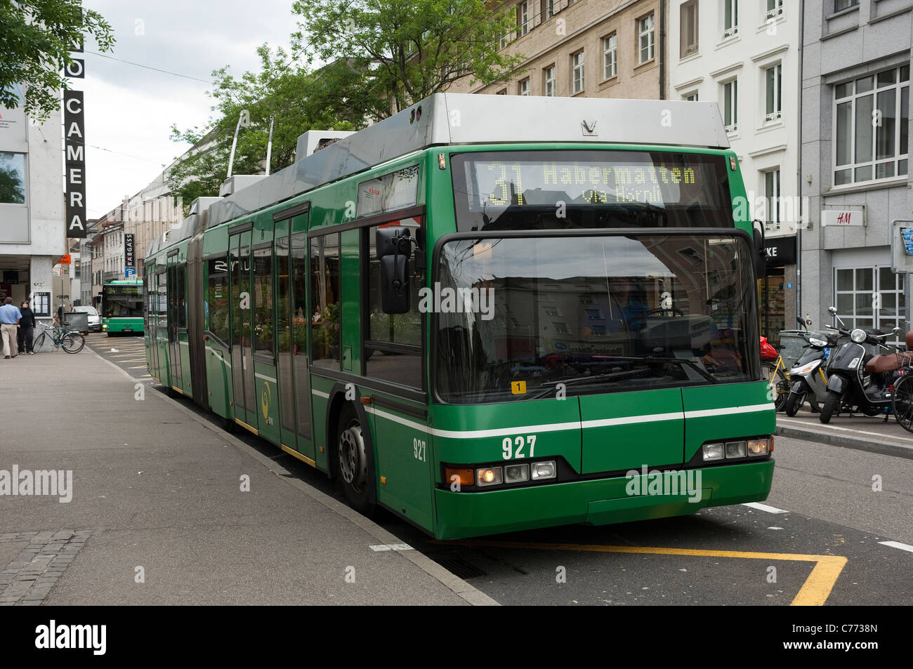 Basel Trolleybus -1 Stock Photo - Alamy