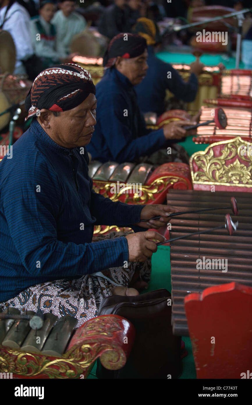 Traditional Music from Central Java Stock Photo - Alamy