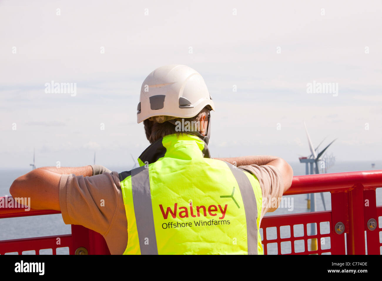 Offshore wind turbine worker hi-res stock photography and images - Alamy