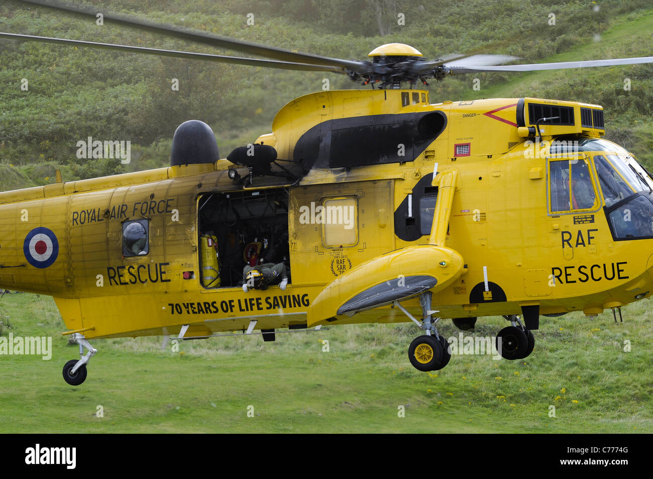 Royal Air Force Rescue Helicopter Stock Photo - Alamy