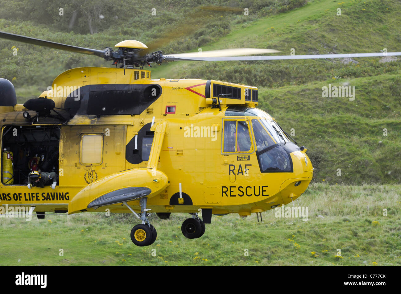 Royal Air Force Rescue Helicopter Stock Photo - Alamy