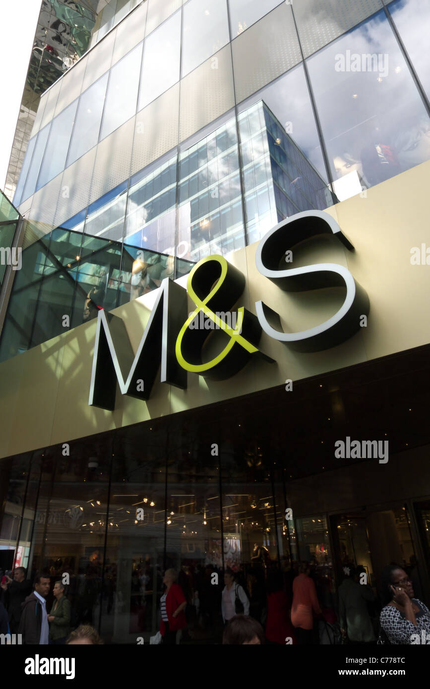 Marks and Spencer Store in Westfield Stratford London Stock Photo - Alamy