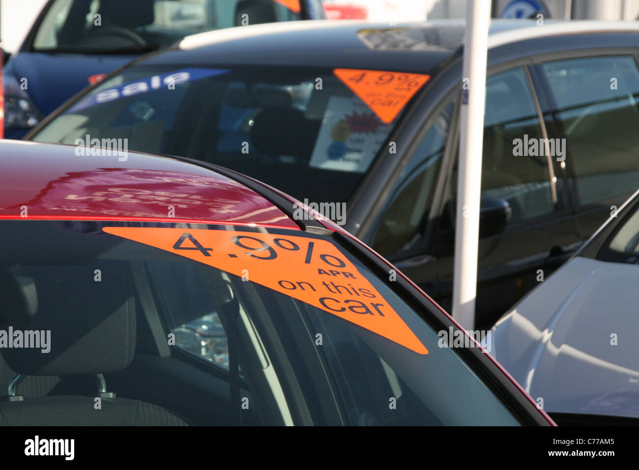 car dealer showroom sign notice symbol logo Stock Photo - Alamy