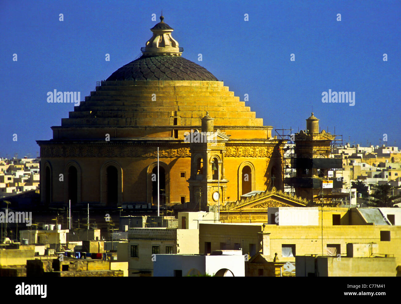 Malta mosta st marys church dome hi-res stock photography and images ...