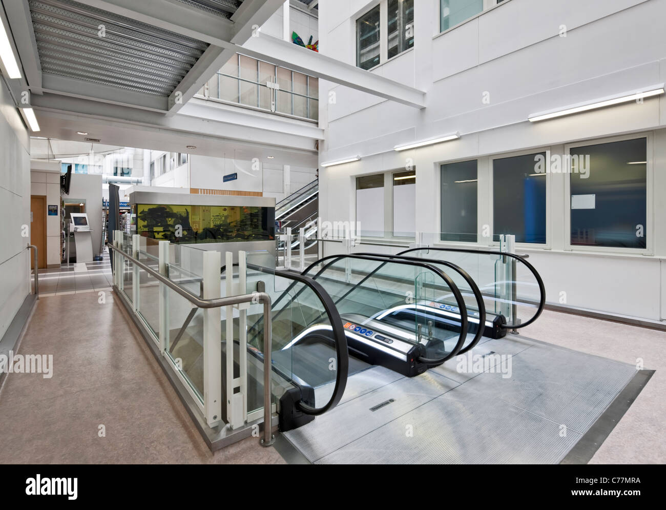 Chelsea and Westminster Hospital - Escalators to Lower Ground Floor ...